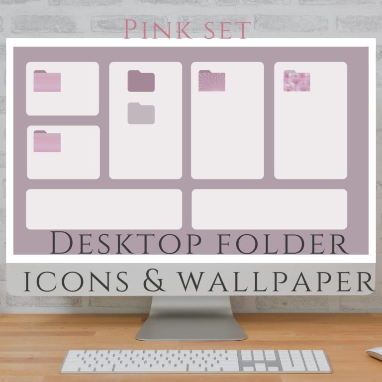 Desktop Organizer Pink