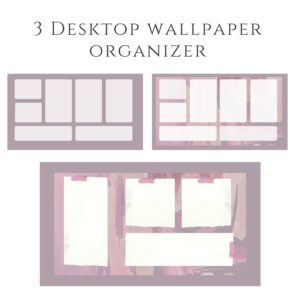 Desktop Organizer Pink